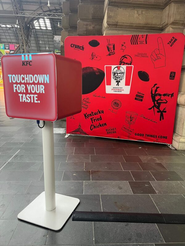 Die Beambooth für KFC bei den NFL Europe Events